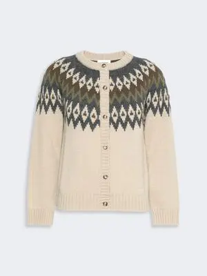 Max Mara Alpaca And Wool Blend Cardigan