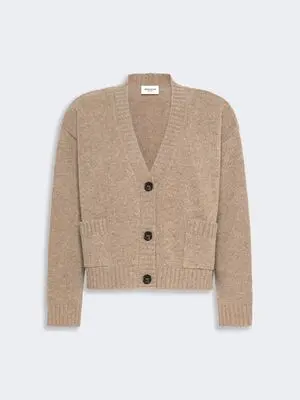 Max Mara V-neck Wool Yarn Cardigan