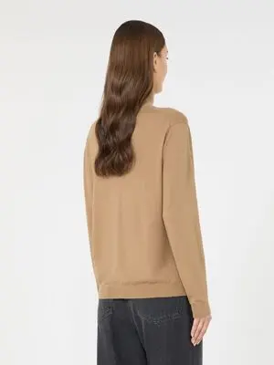 Max Mara Wool And Silk Knit Turtleneck