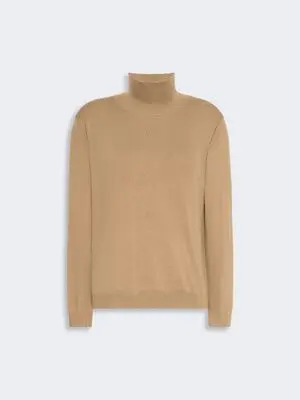 Max Mara Wool And Silk Knit Turtleneck
