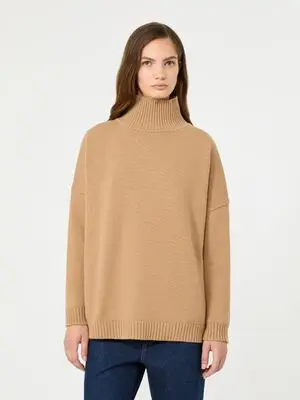 Max Mara Wool Knit Turtleneck Jumper