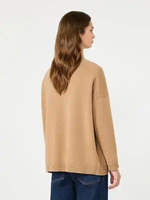 Max Mara Wool Knit Turtleneck Jumper