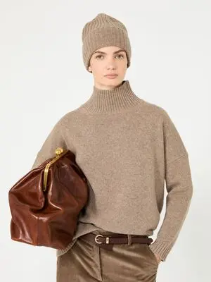 Max Mara Wool Knit Turtleneck Jumper