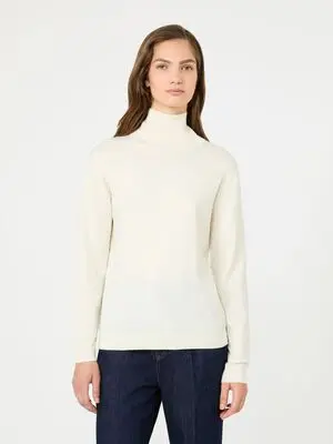 Max Mara Wool And Silk Knit Turtleneck