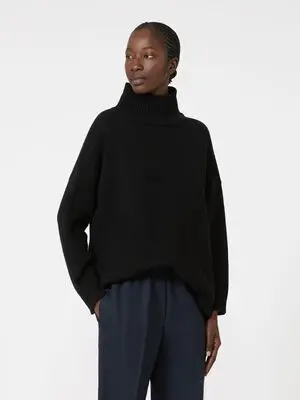Max Mara Wool Knit Turtleneck Jumper