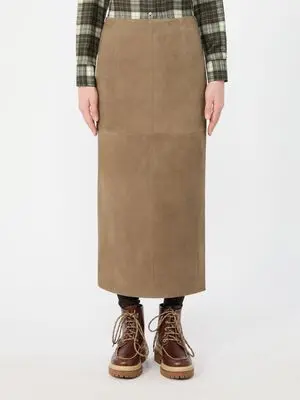 Max Mara Suede Midi Skirt
