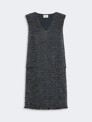 Max Mara Bouclé Jersey Sleeveless Dress