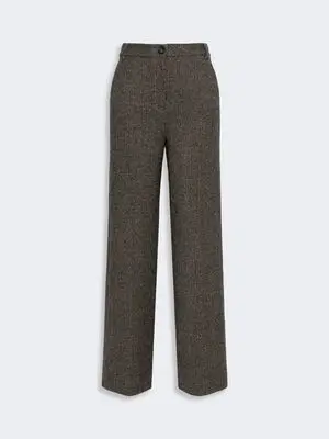 Max Mara Micro Jacquard Jersey Trousers