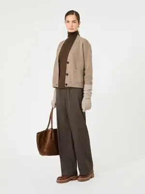 Max Mara Slim-fit Stretch Viscose Jersey Turtleneck Top