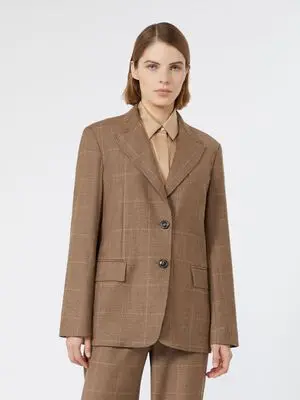Max Mara Wool Flannel Blazer
