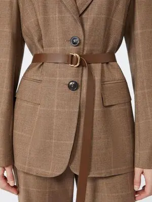 Max Mara Wool Flannel Blazer