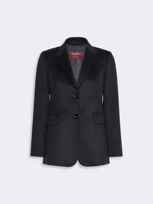 Max Mara Single-breasted Wool Broadcloth Blazer