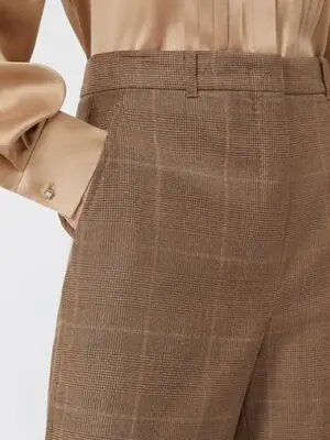 Max Mara Straight-fit Wool Flannel Trousers