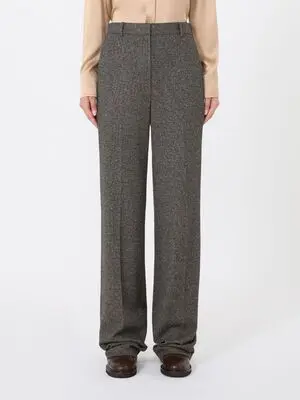 Max Mara Flared Jacquard Jersey Trousers