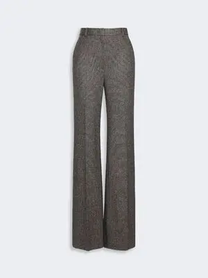 Max Mara Flared Jacquard Jersey Trousers