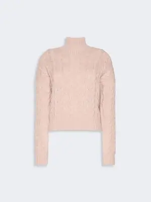 Max Mara Wool And Cashmere Cable-knit Sweater