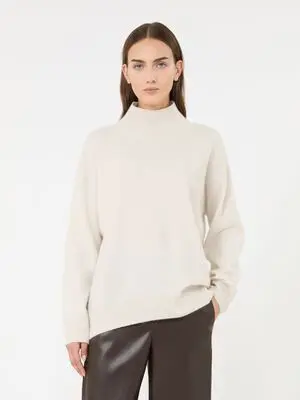 Max Mara Brushed Wool Polo-neck Sweater