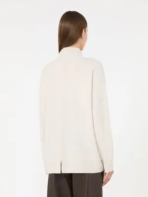Max Mara Brushed Wool Polo-neck Sweater