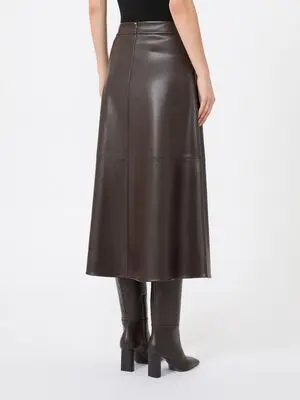 Max Mara Coated Jersey Circle Skirt
