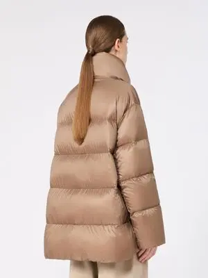 Max Mara Roomy Puffer Jacket In Water-repellent Plain-weave Fabric