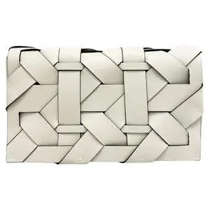 THE BAG ICON The Bag Icon Zenobia Woven Clutch