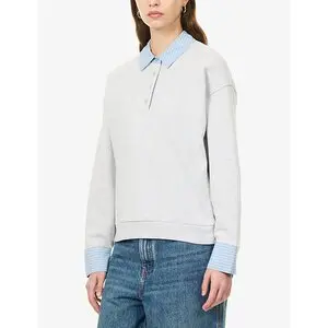 Rails Zavier Layered Cotton Sweatshirt