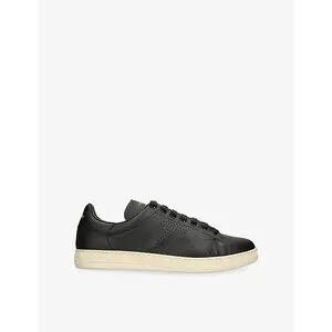TOM FORD Warwick Leather Trainers - Blk/white