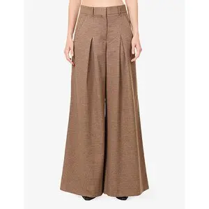 ME+EM Ultimate Wide-leg Twill Trousers