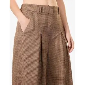 ME+EM Ultimate Wide-leg Twill Trousers