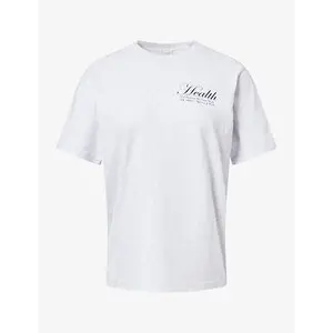 SPORTY & RICH Cotton T-shirt - Heather Gray