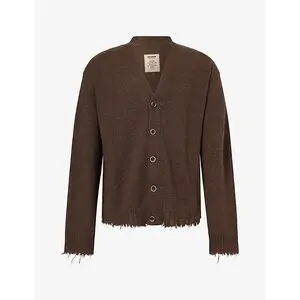 UMA WANG Cashmere Raw-edge Cardigan