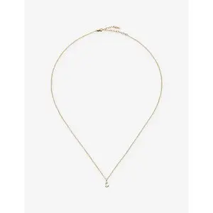 MISSOMA Fine Initial Mini C 14ct Yellow Pendant Necklace - Gold