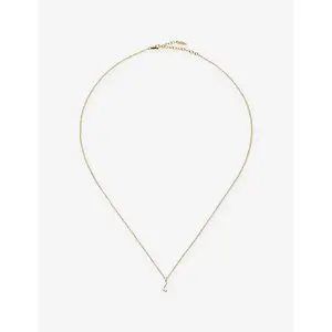 MISSOMA Fine Initial Mini L 14ct Yellow Pendant Necklace - Gold