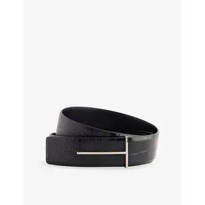 TOM FORD Slim-t Reversible Leather Belt - Black