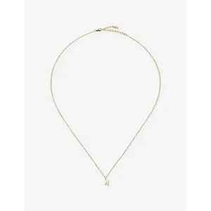 MISSOMA Fine Initial Mini H 14ct Yellow Pendant Necklace - Gold