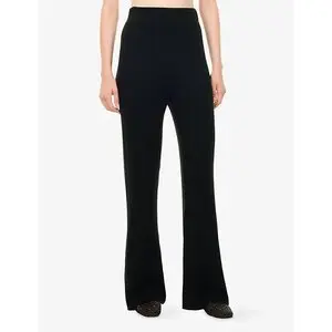 Le Kasha Banvir Flared-leg Cashmere Trousers