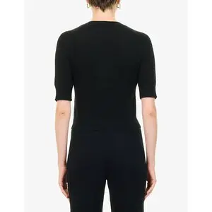 Le Kasha Boxy Short-sleeve Cashmere Jumper