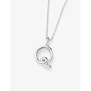 MISSOMA Curly Molten Mini Initial Q -plated Sterling- Necklace