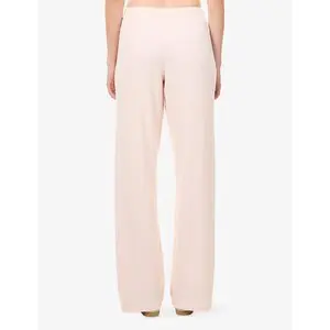 SPORTY & RICH Ribbed Stretch-cotton Jogging Bottoms