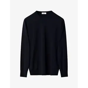 Eton Crew-neck Wool-knitted Jumper - Black