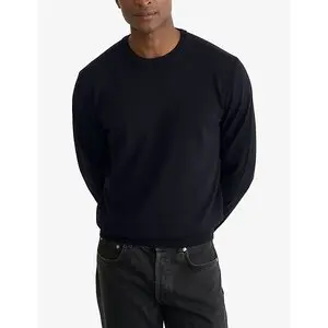 Eton Crew-neck Wool-knitted Jumper - Black