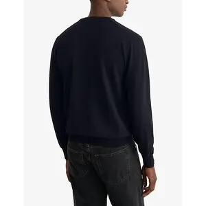 Eton Crew-neck Wool-knitted Jumper - Black