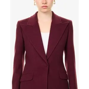 Gabriela Hearst Leiva Single-breasted Cashmere-blend Blazer