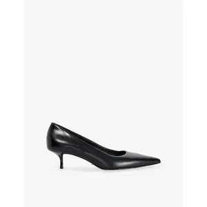 DUNE Amira Leather Heeled Courts