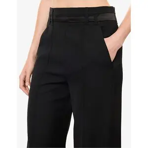 ME+EM Me + Em Tapered Wool-blend Trousers