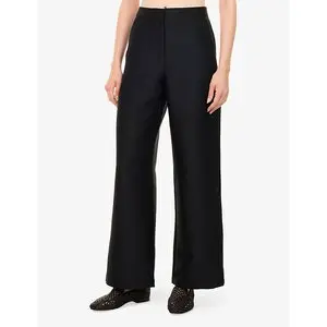 Le Kasha Wool-blend Wide-leg Trousers