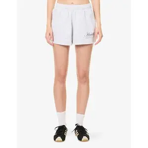 SPORTY & RICH Ny Health Disco Cotton Shorts