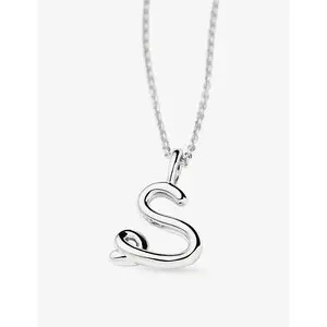 MISSOMA Curly Molten Mini Initial S -plated Sterling Necklace - Silver