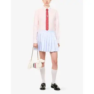Thom Browne Relaxed-fit Classic-collar Linen Shirt