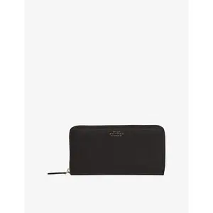 Smythson Panama Branded Leather Purse - One-color